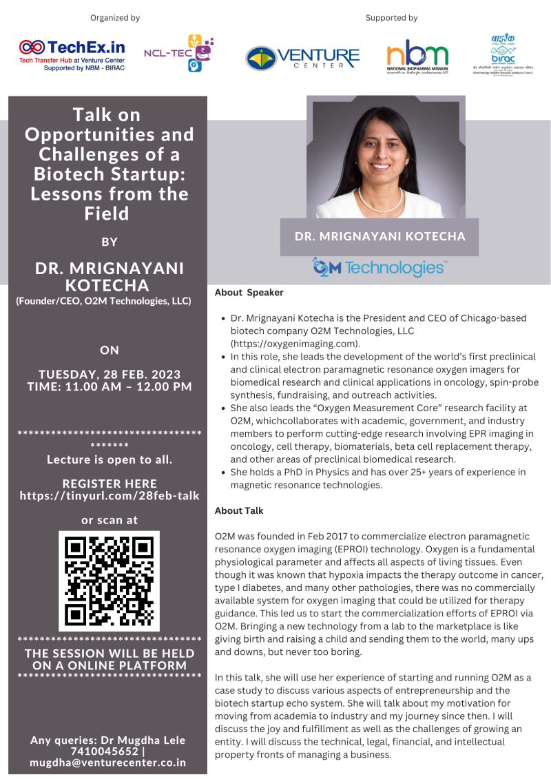 Opportunities and Challenges of a Biotech Startup: Lessons from the ...